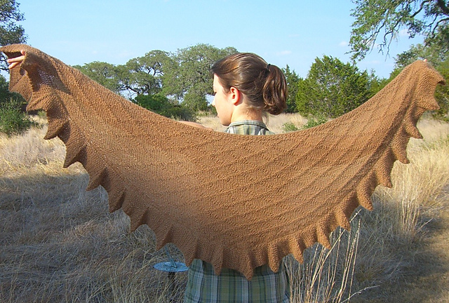 Ravelry: Old Oaks Shawl pattern by Nina Shishkoff