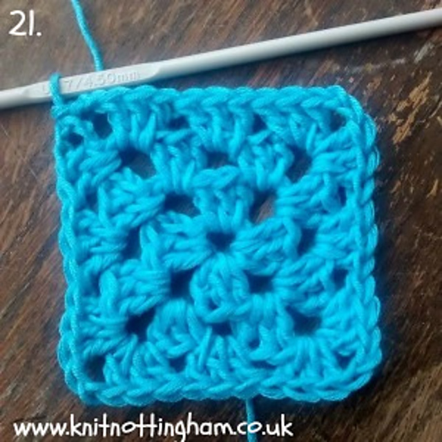 Ravelry: Granny Square Tutorial (UK Terms) pattern by Eleanor Burke