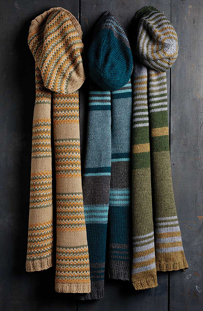 Ravelry: #06 Olive Scarf and Cap pattern by Josh Bennett