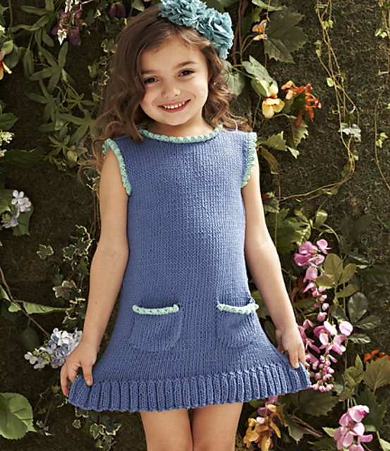 Ravelry: #30 Picot Trim Dress pattern by Jil Eaton