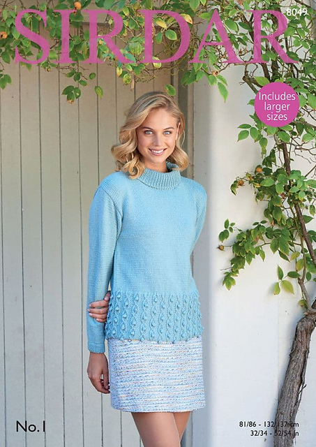 Ravelry: Women’s Sweater with Turtleneck 8049 pattern by Sirdar