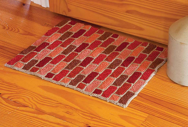 Ravelry: Brick Wall Rug pattern by Nola Heidbreder and Linda Pietz