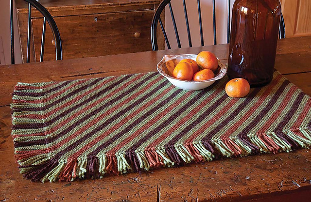 Ravelry: Diagonal Stripes rug pattern by Nola Heidbreder and Linda Pietz