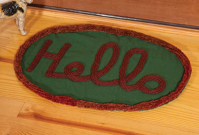 Ravelry: Word Rug pattern by Nola Heidbreder and Linda Pietz