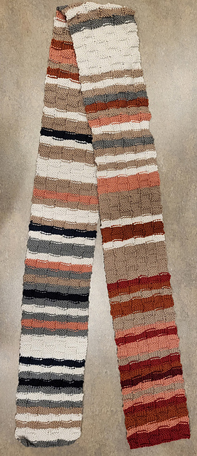 Ravelry: Climate Change Scarf - Massachusetts pattern by Brenda Pike