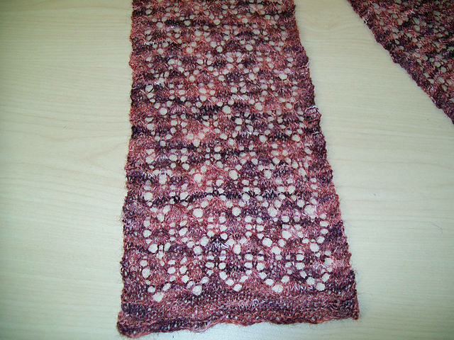 Ravelry: Elaina's Small Arrow Lace Scarf pattern by Denise Daniel