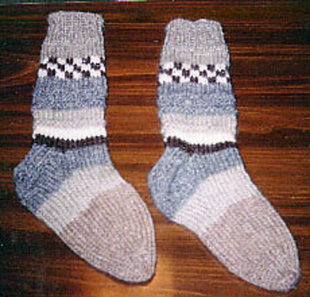 Ravelry: Left Over Lopi Socks pattern by Denise Daniel