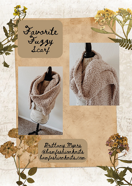 Ravelry: Favorite Fuzzy Scarf pattern by Brittany Myers