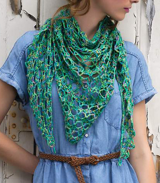 Ravelry: All At Sea Shawl pattern by Elisabeth Davis de Herraiz