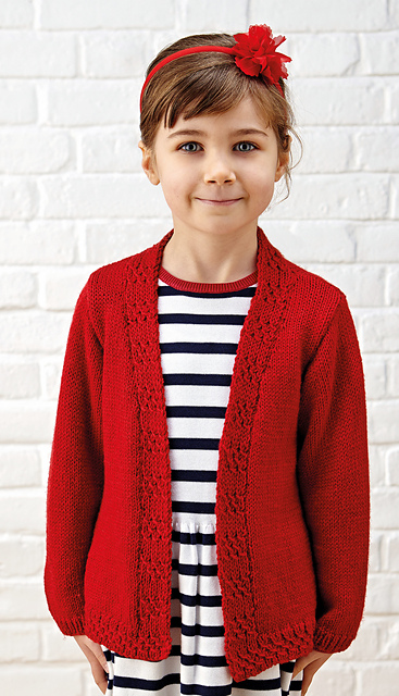 Ravelry: Sweet Cherry cardigan pattern by Sarah Hatton
