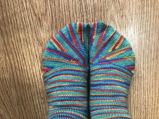 Ravelry: Toe Burst CSM Sock pattern by Melody Cowan