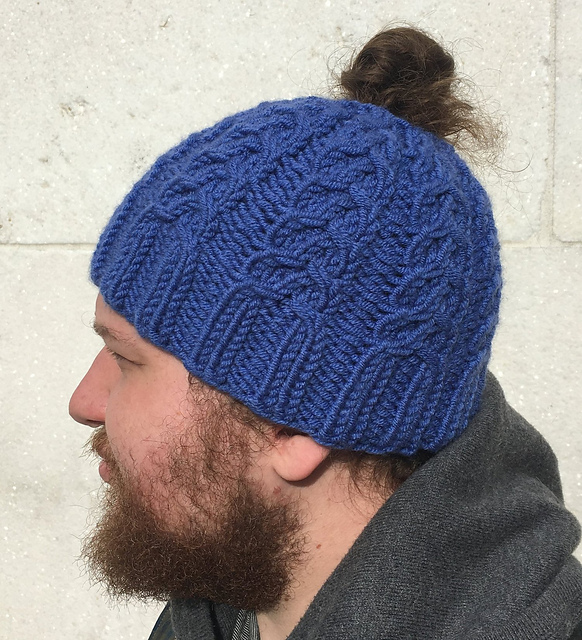 Ravelry: Wishbone Bun-Hat pattern by Knitacular