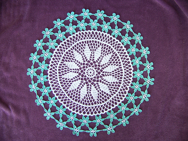 Ravelry: brownfrances' Forget Me Not Doily