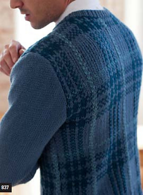 Ravelry: Plaid Pullover pattern by Bruce Weinstein