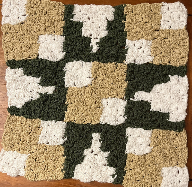 Ravelry: Crochet C2C – Fight Block Quilt Block pattern by Square One ...