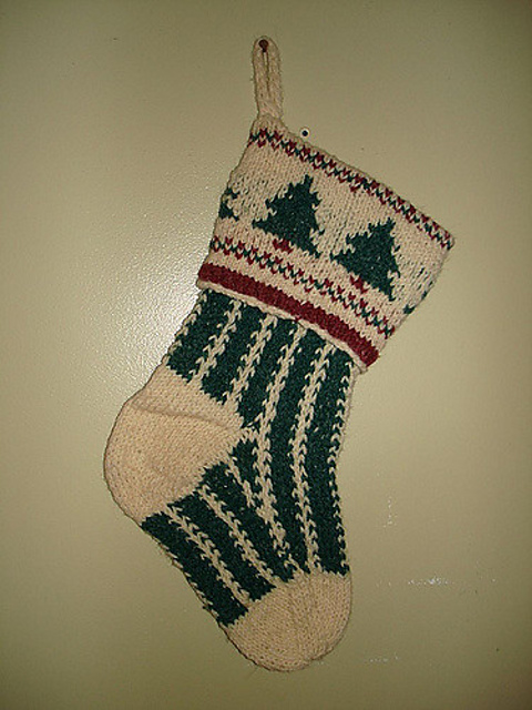 Ravelry: Christmas Tree Stocking pattern by SM Hanson Designs