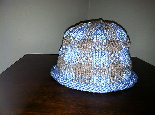 Ravelry: Baby gingham Hat pattern by Amanda J. Smith