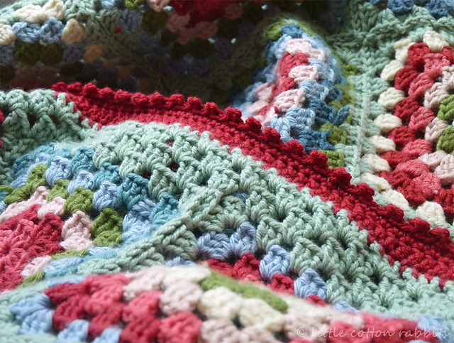 Ravelry: bunnyknitter's 'me old china' blankie
