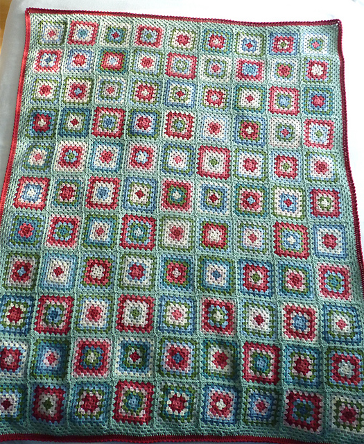 Ravelry: bunnyknitter's 'me old china' blankie