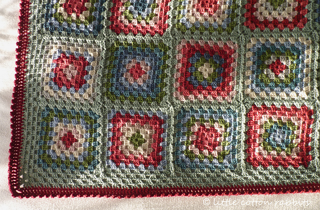 Ravelry: bunnyknitter's 'me old china' blankie