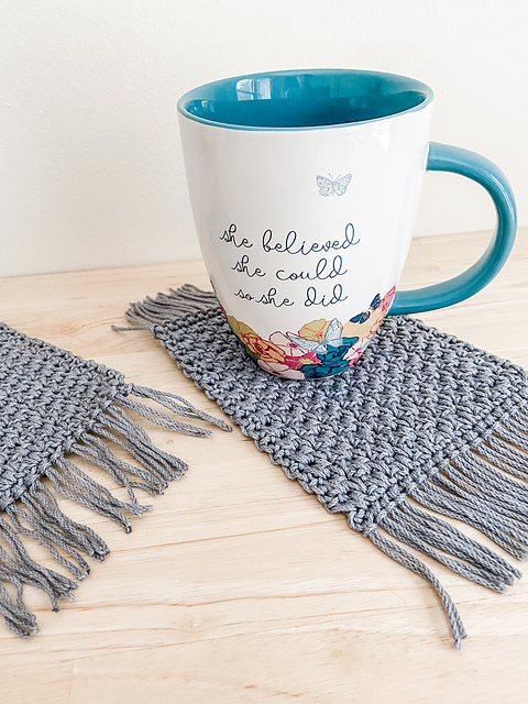Ravelry: Niagara Mug Rugs pattern by Busted Hook Patterns