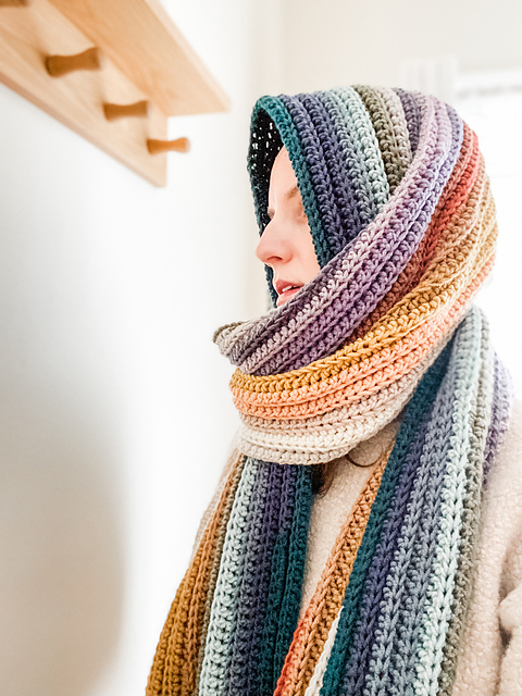 Ravelry: White River Scarf pattern by Busted Hook Patterns