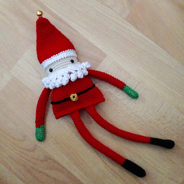 Ravelry: Father Christmas Santa Doll pattern by Button Beautiful