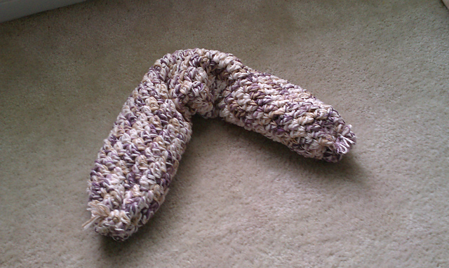 Ravelry: Rice Neckrest Warmer Cover pattern by Lynn Johanna