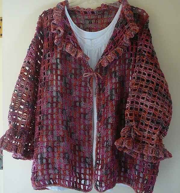 Ravelry: Irish Linen Lace Jacket pattern by Valentina Devine