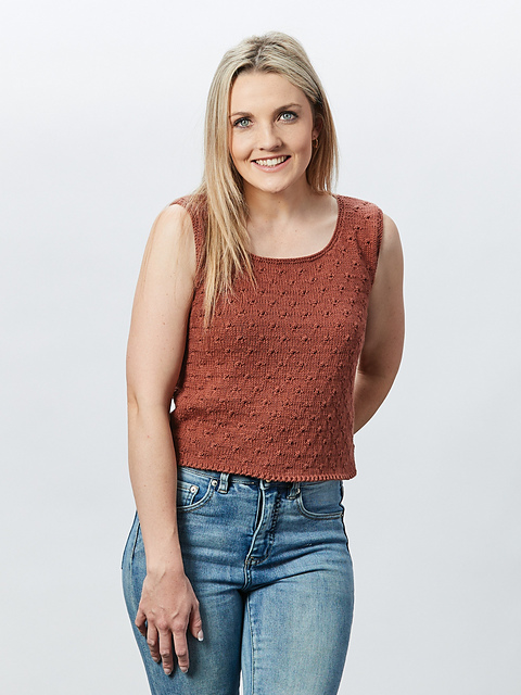 Ravelry: PT 8661 Lattice Tank pattern by Bendigo Woollen Mills