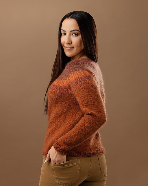 Ravelry: PT 8706 The Isabella Top-Down Yoke Jumper pattern by Bendigo ...
