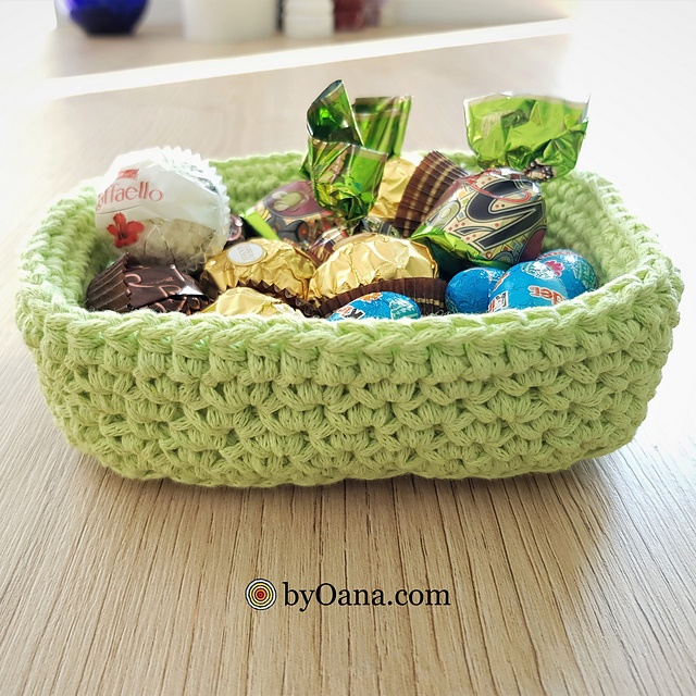 Ravelry: Rectangular basket pattern by byOana