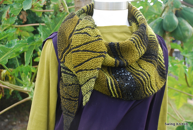 Ravelry: Autumn Fusion Shawl (English) pattern by Brigitte Elliott