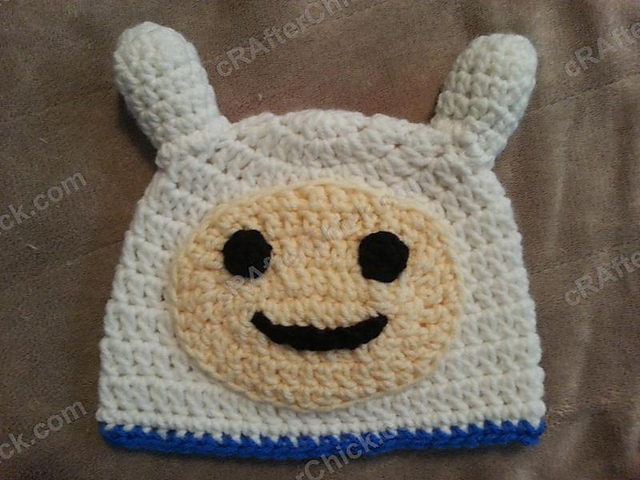 Ravelry: Adventure Time's Finn Hat pattern by Niki Wyre