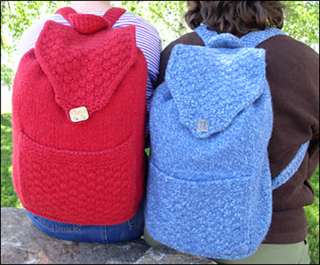 Ravelry: Felted Knapsack #703 pattern by Megan Lacey