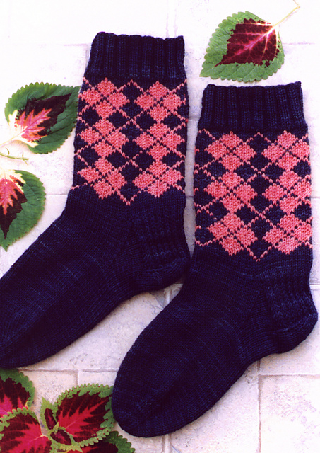Ravelry: Ladies Argyle Socks #162 pattern by Lynda Gemmell