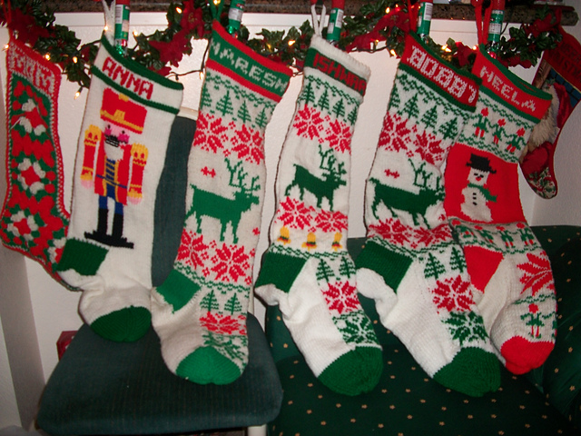 Ravelry: Reindeer Christmas stocking pattern by McCall Pattern Company