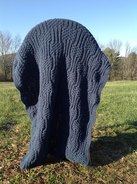 Ravelry: Soft Textured Throw pattern by Nancy Wyatt