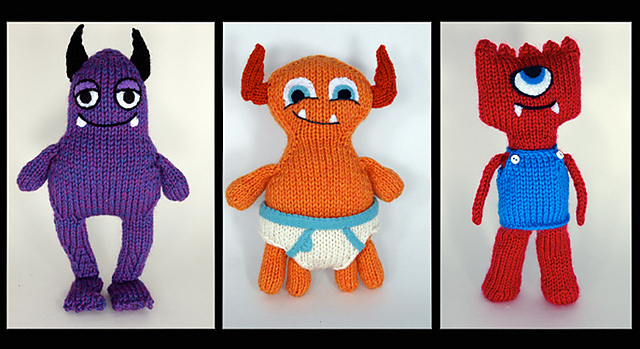Ravelry: Hungry Monsters Project pattern by Katie Boyette