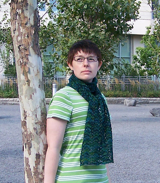 Ravelry: rebekafish's Strangling Seaweed Lace Scarf