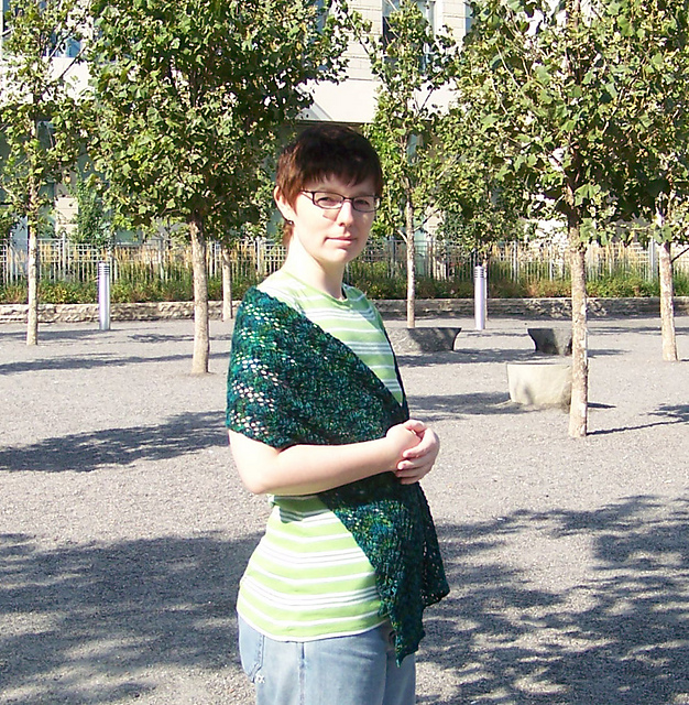 Ravelry: rebekafish's Strangling Seaweed Lace Scarf
