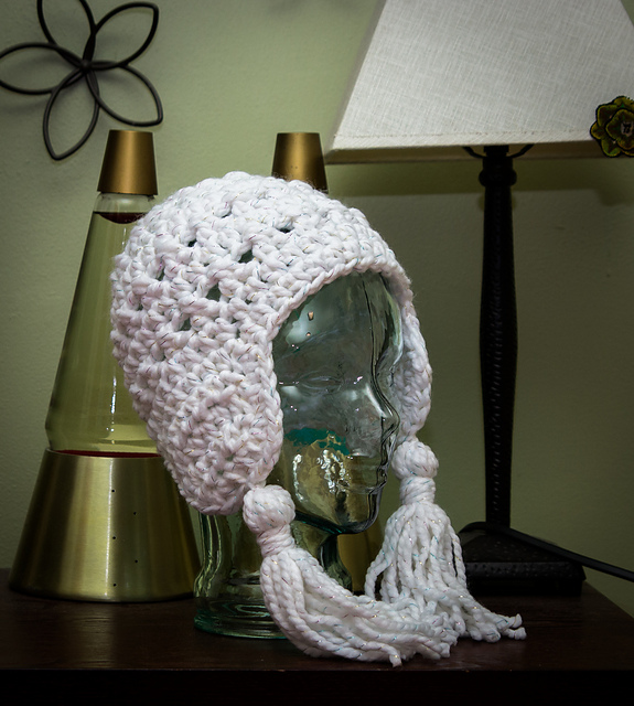 Ravelry: Chunky Helmet Beanie with Tassels pattern by Diane McGettigan