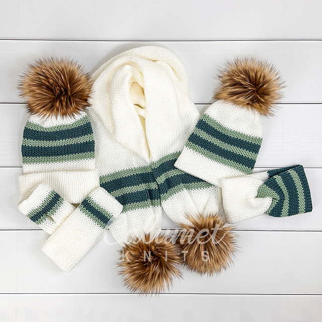 Ravelry: The Riley Set on Addi Express pattern by Mary Moilanen