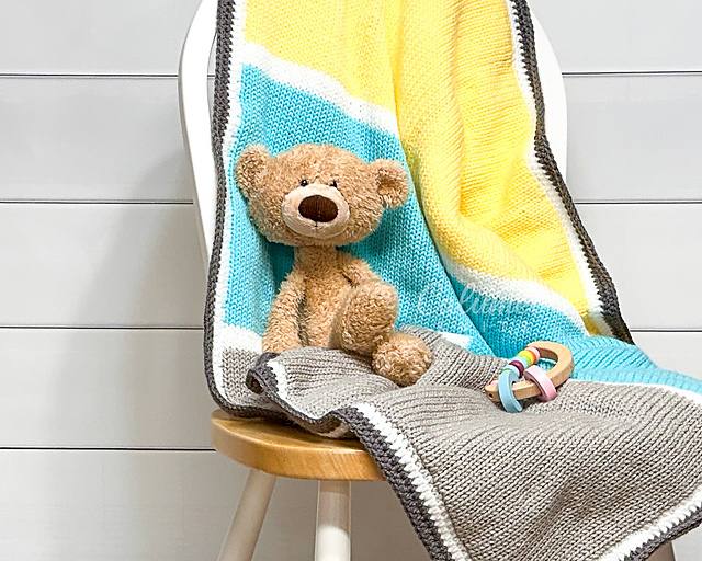 Ravelry: Easy Peasy Baby Blanket on Addi Express pattern by Mary Moilanen