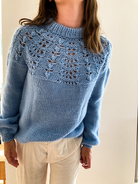 Ravelry: Spring Waves Sweater pattern by Camilla Skov Thomsen