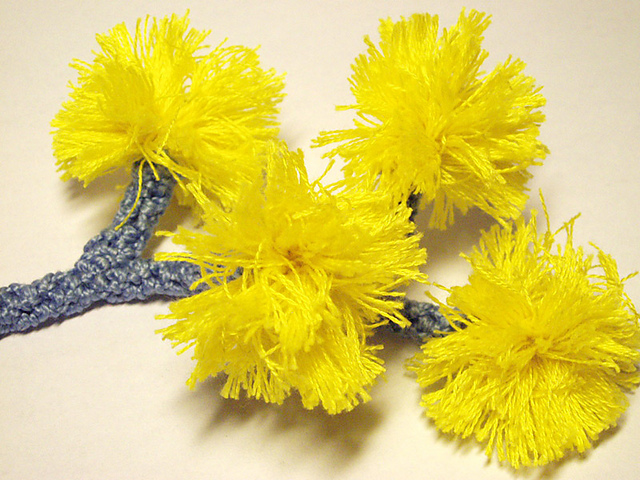 Ravelry: Golden Wattle Flower pattern by Camelia Shanahan
