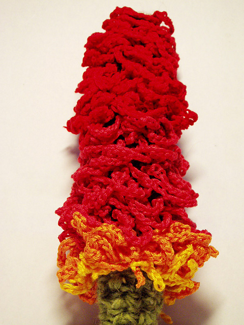 Ravelry: Red Hot Poker Flower pattern by Camelia Shanahan