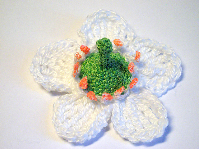 Ravelry: New Zealand Tea Tree Manuka Flower pattern by Camelia Shanahan