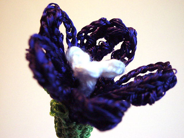 Ravelry: Tiny Purple Flower pattern by Camelia Shanahan