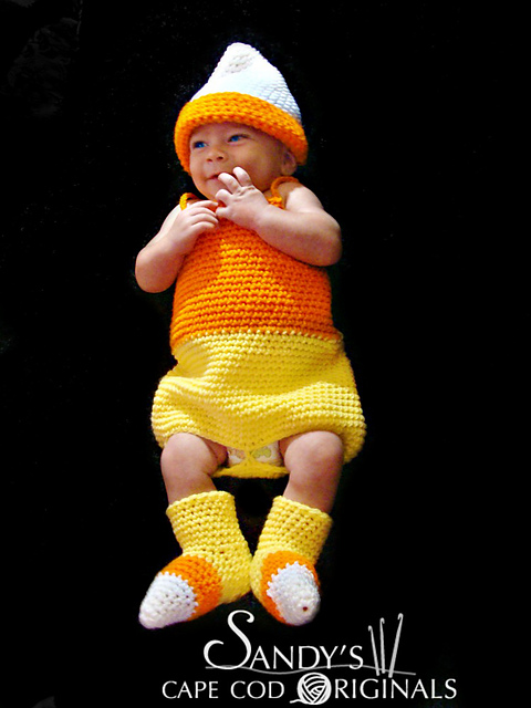 Ravelry: 631 candy corn suit pattern by Sandy Powers